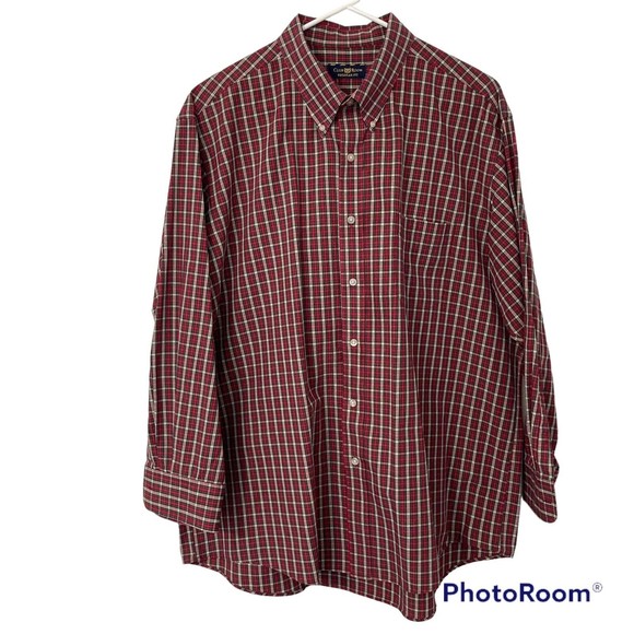 Club Room | Shirts | Club Room Regular Fit Mens Shirt Red Black Beige ...